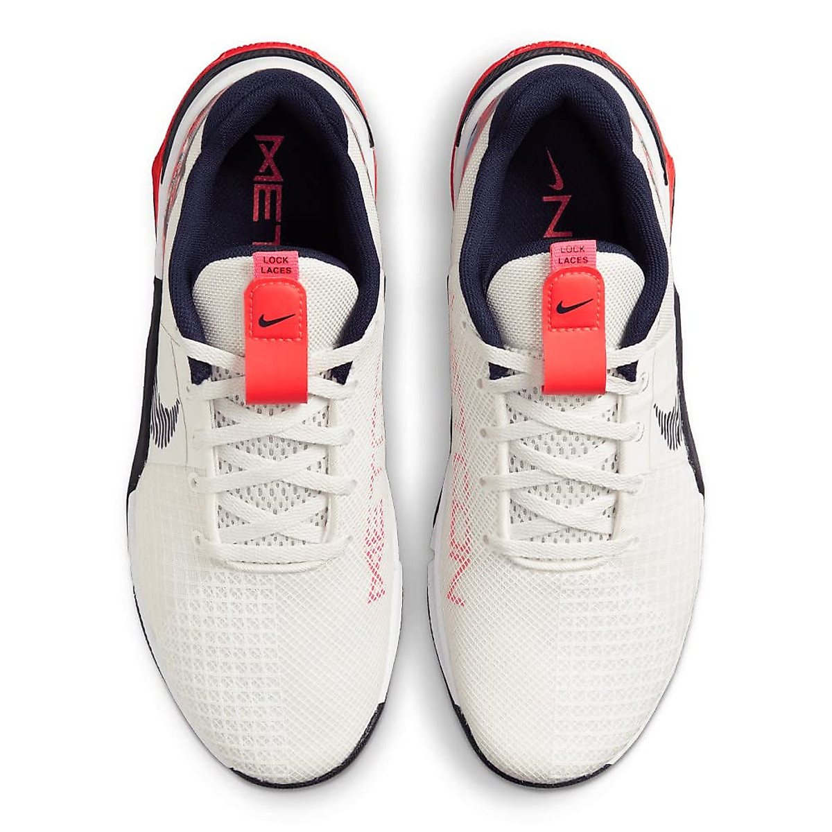 Nike Womens Metcon 8 Trainers Do9327 Sneakers Shoes (Summit White/Bright Crimson/Hyper Pink/Blackened Blue, us_Footwear_Size_System, Adult, Women, Numeric, Medium, Numeric_6)