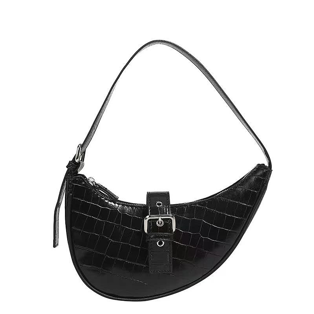 FONETTOS Y2K Saddle Hobo Bag, Women Shoulder Purse Moon Bag Handbag Fashion for Girls