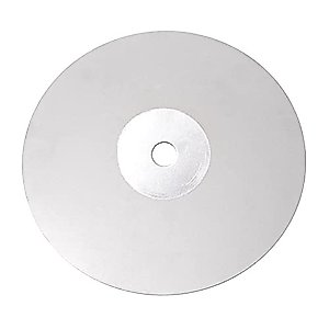 Grit Grinding Wheels Blades 6Inch Grit 80-3000 Diamond Coated Flat Lap Wheel Jewelry Grinding Polishing Disc Abrasive Wheels Discs (Size : 80, Color : 150mm)