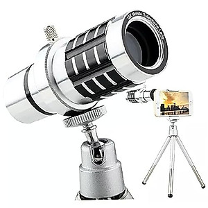 NOLITOY 2pcs Smartphone Phones celulares Smartphone Phone Stand Tripod Phone fisheye Lens 10x Macro Lens for Cell Phone Clip-on Cell Phone Lens 12X Mobile Phone Lens Telescope Lens Suite