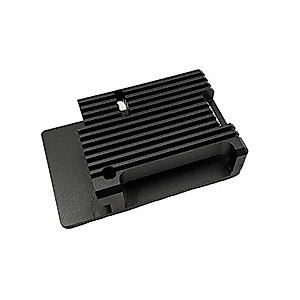 ZkeeShop Aluminum Case Alloy Armor with Cooling Heatsink Compatible for Raspberry Pi 3 Model B，Pi 3 B+，Pi 2 Model B(Not Include Raspberry Pi Board) (Without Fan)