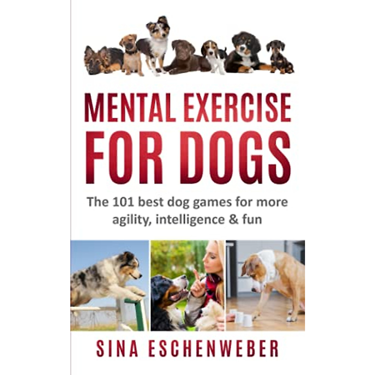 MENTAL EXERCISE FOR DOGS: The 101 best dog games for more agility,intelligence & fun
