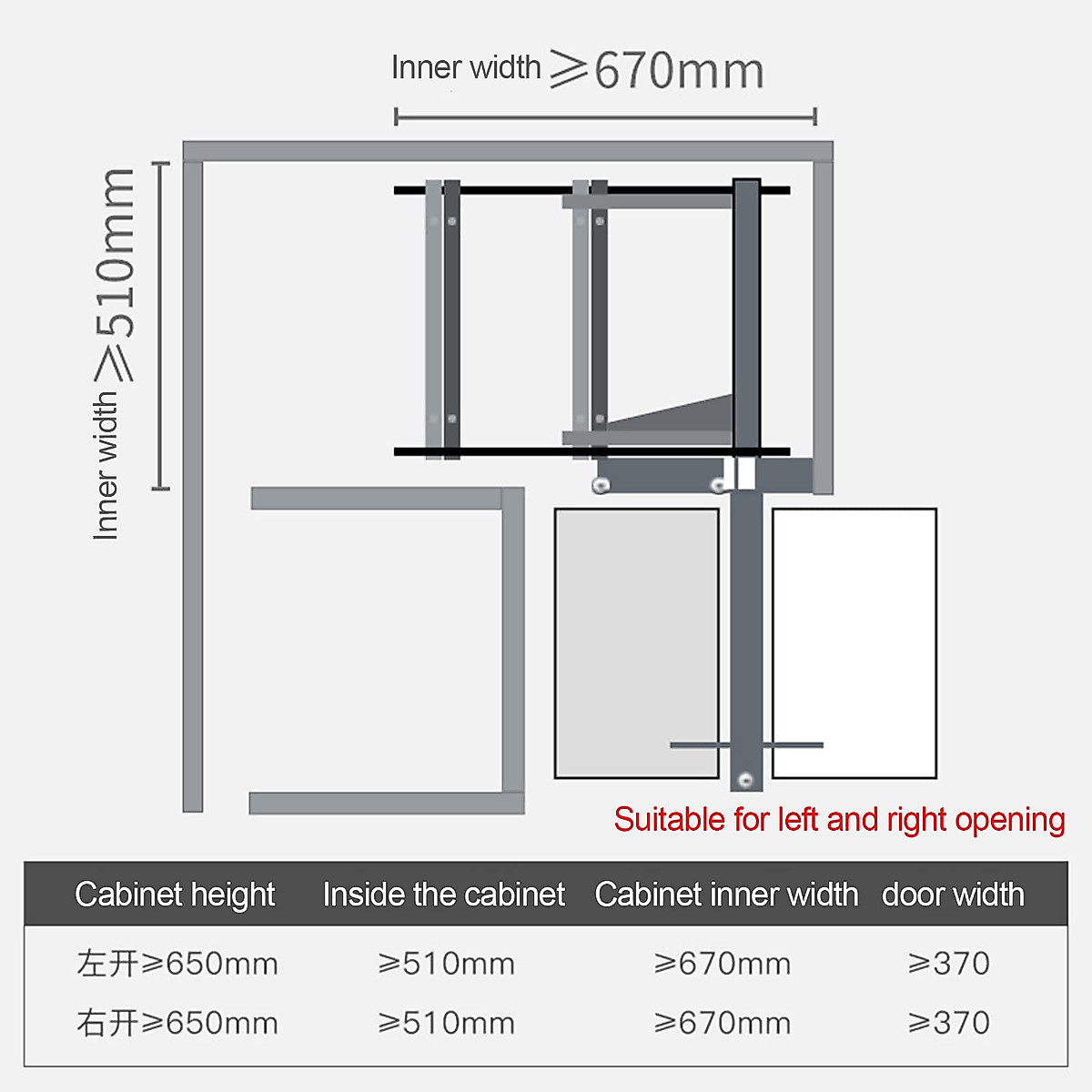 ZHIRCEKE Soft-Close Blind Corner Cabinet Pull Out Basket - 4 Shelf Slide Out Cabinet Organizer for Kitchen Blind Base Corner Cabinets,Open Right
