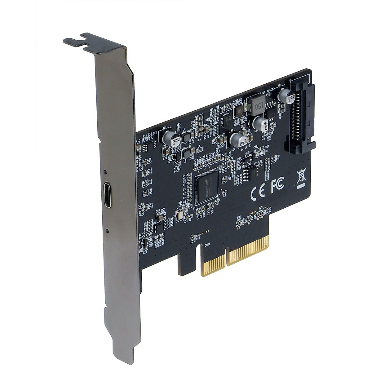 SEDNA - PCIe x4 1 Port USB 3.2 Gen 2x2 Type C (20Gbps) Adapter Card