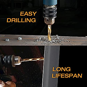 Owl Tools Cobalt Drill Bit Set - 13 Piece M35 - Metric Size Cobalt Drill Bits with Storage Case - Perfect Drill Bits for Metal, Hardened & Stainless Steel, Cast Iron, and More!