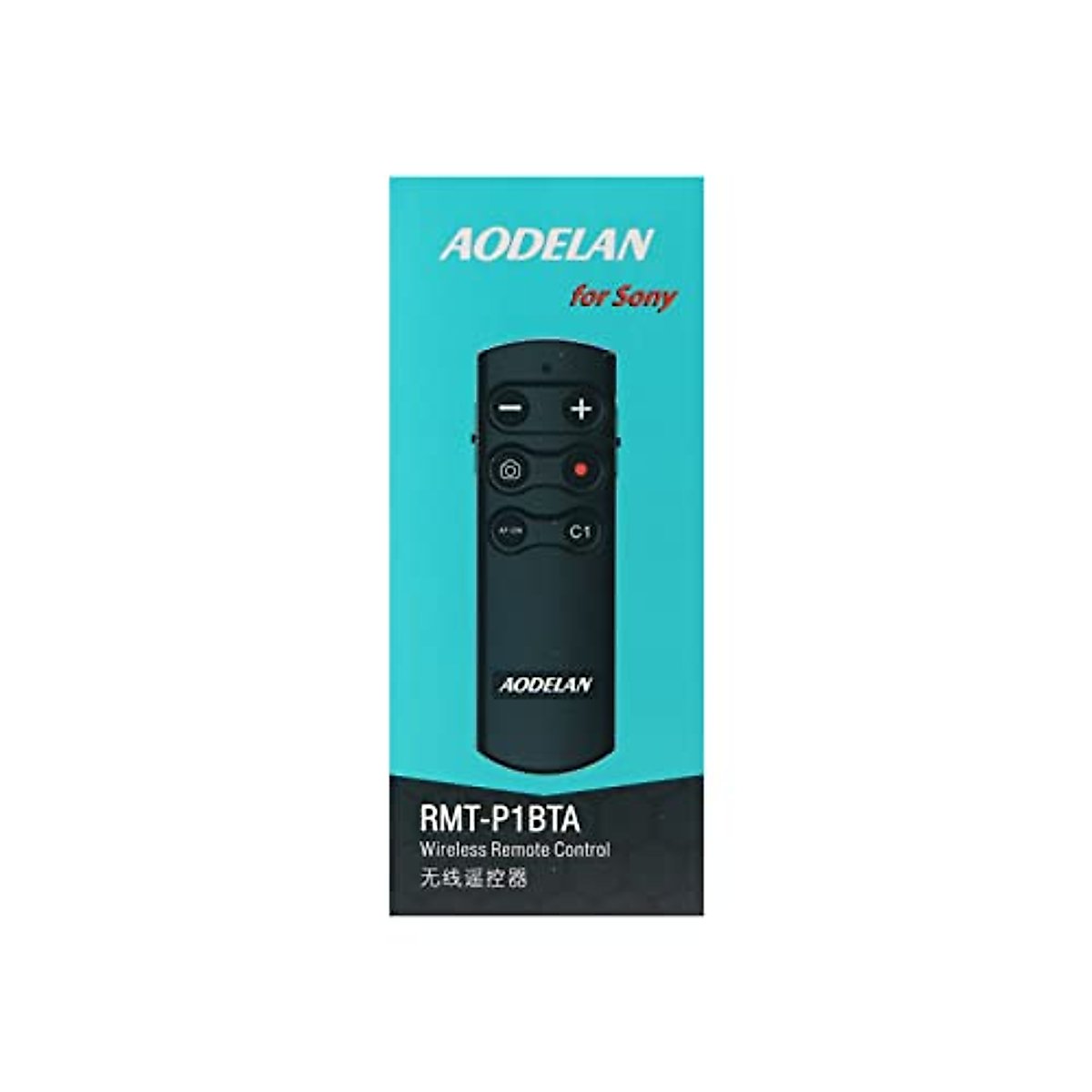 AODELAN Camera Remote Control Remote Shutter Commander for Sony ZV-E10,FX3,A1,a6100, a6400, a6600, a7C, a7 III, a7R III, a7R IV, a9, a9 II, DSC-RX0 II, DSC-RX100 VII, ZV-1; Replace Sony RMT-P1BT