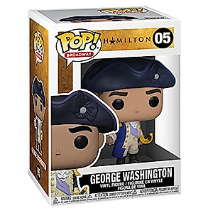 POP Broadway: Hamilton - George Washington Funko Pop! Vinyl Figure (Bundled with Compatible Pop Box Protector Case), Multicolor, 3.75 inches