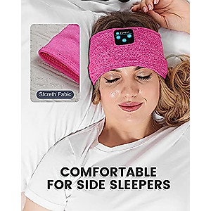 Fulext Sleep Headphones Bluetooth Sleeping Headband, Sleeping Headphones Music Sports Headband, Ultra-Soft Headphones Headband for Side Sleepers, Sleeping Gifts for Men Women