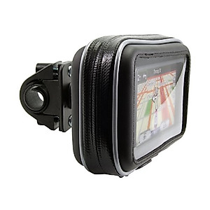 ChargerCity Sirius XM Satellite Radio Motorcycle Mount w/Water Resistant Case and Handle Bar Mount (fit bar up to 1.35 inches)