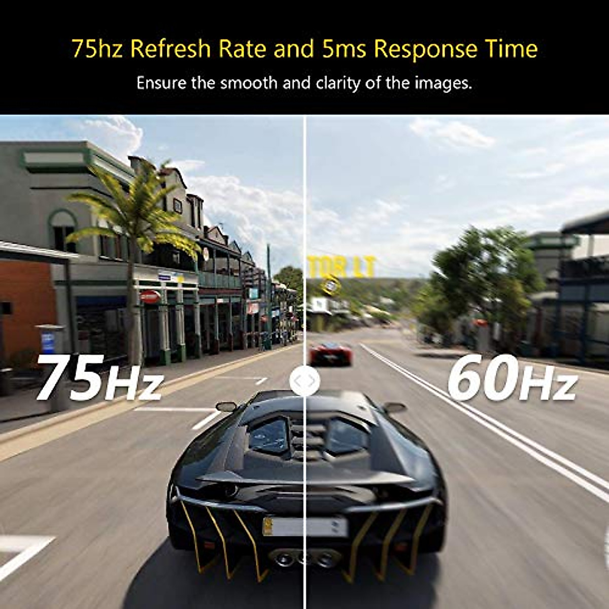 Z-Edge 27-inch Curved Gaming Monitor, Full HD 1080P 1920x1080 LED Backlight Monitor, with 75Hz Refresh Rate and Eye-Care Technology, 178° Wide View Angle, Built-in Speakers, VGA+HDMI