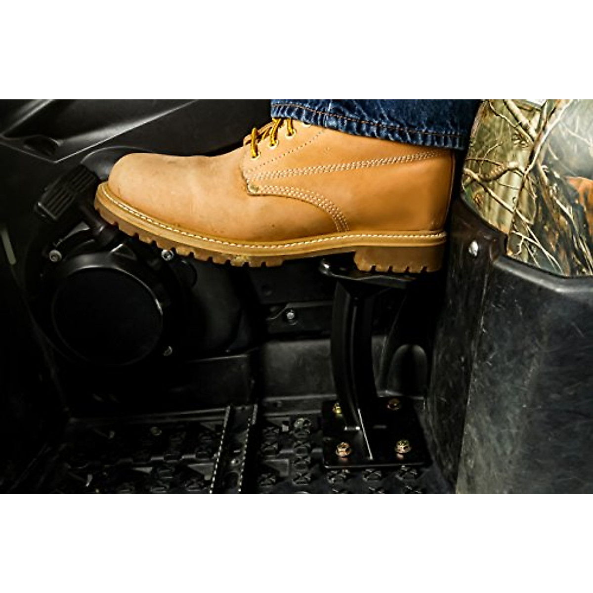 Black Boar Camco ATV Rear Lounger Foot Pedestal | 8-3/8-inches Tall x 4-inches Wide | Set of 2 (66017)