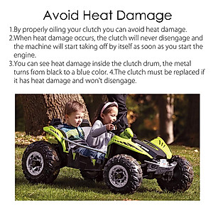 LotFancy Go Kart Clutch 3/4 Bore 10T for #40 41 420 Chain, Predator 212 Centrifugal Clutch, Up to 6.5 HP, Fit for Go Kart Minibike Baja Mini Bike MB165 MB200