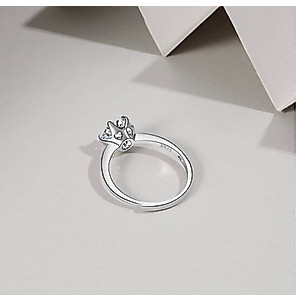 yajierui Wedding Ring 1.5 Carat Zircon Cz Engagement Ring Wedding Rings Women's Claw Rings 925 Sterling Silver Solitaire Ring