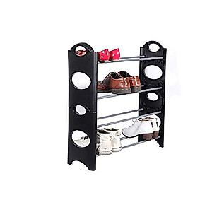 TAZSJG 4 Tiers Shelf Shoes Shoe Rack Storage Organizer Stand Cupboard Tower Exquisitely Designed Durable Gorgeous