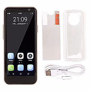 UBEF 3.5 Inch Mobile Phone Unlocked 4G Compact Mobile Phone for Students (Gold)