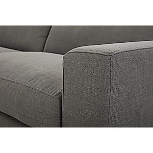 Amazon Brand - Stone & Beam Westview Extra-Deep Down-Filled Sofa Couch, 89"W, Smoke