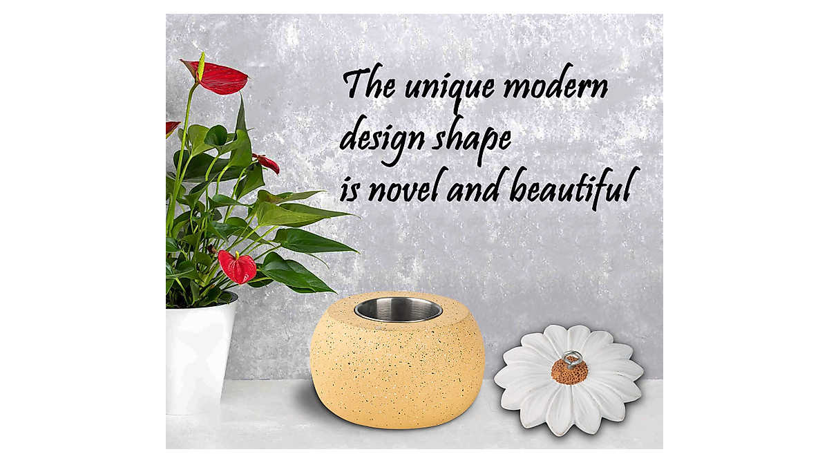 Sunflower Table Top Fire Pit for Indoor & Outdoor Use