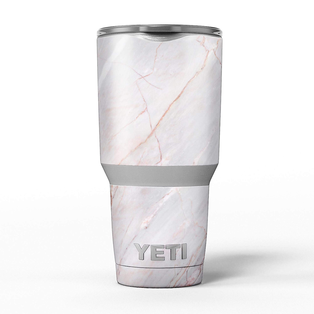 Design Skinz Slate Marble Surface V14 - Skin Decal Vinyl Wrap Kit Compatible with The Yeti Rambler Cooler Tumbler Cups