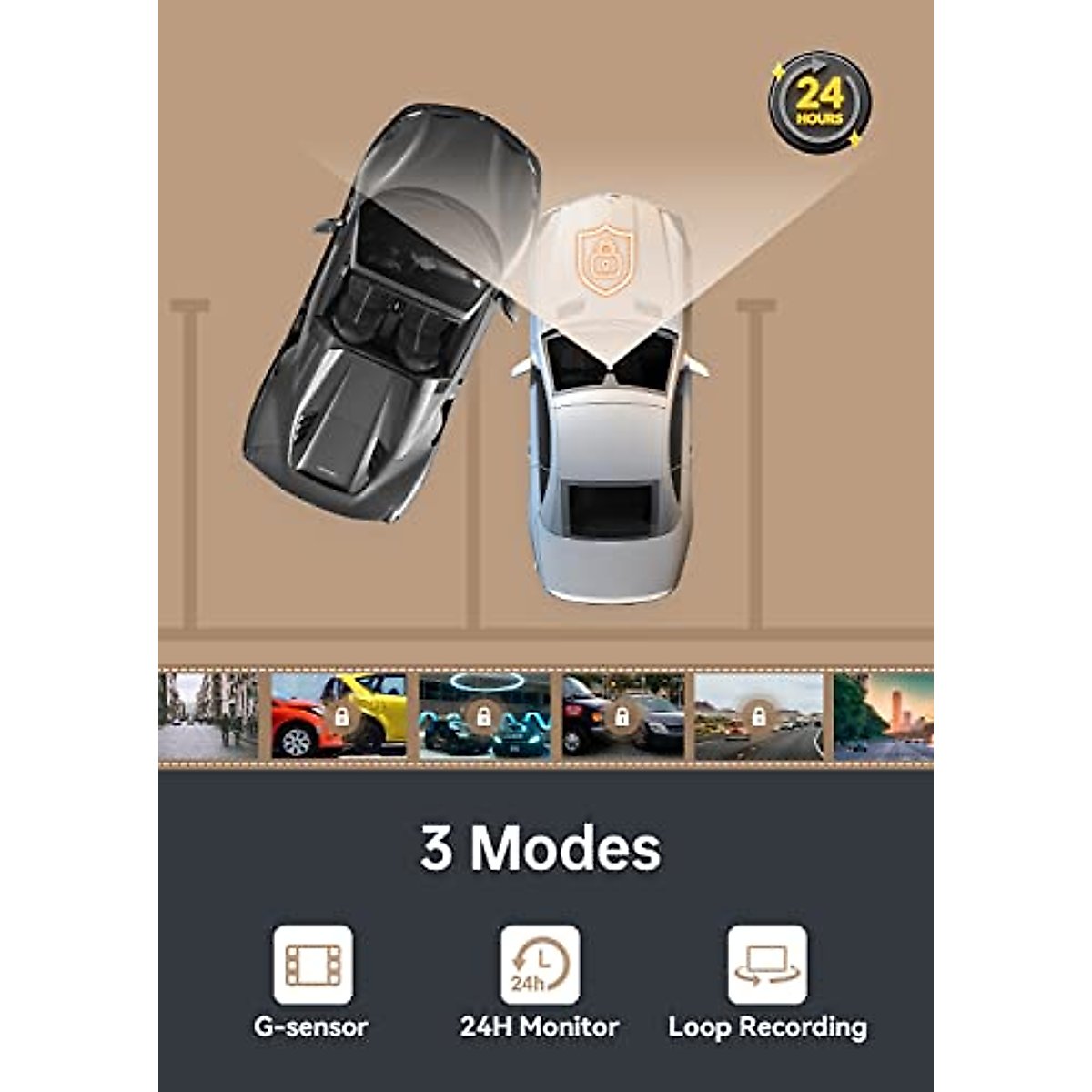 DDPAI Dash Cam Front and Rear, Cam Car Camera with 1600P Front +1080P Rear Built-in WiFi & GPS, 2K Dual Dash Camera for Cars with Night Vision,Parking Monitor, Support 128GB max,N3 Pro