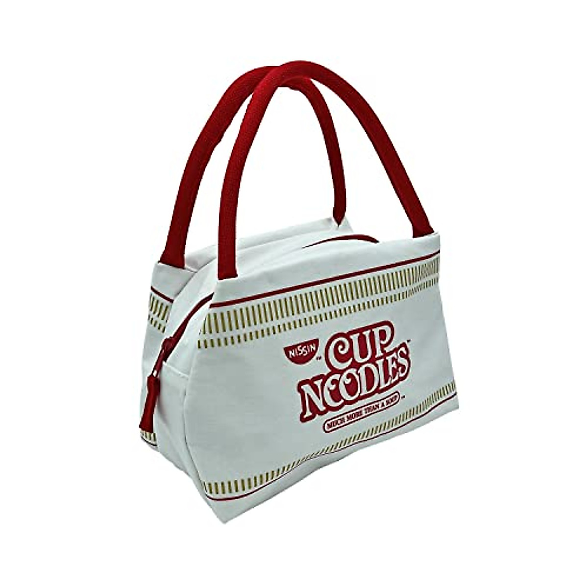 Nissin Cup Noodles Cup Noodles Insulated Lunch Bag, White