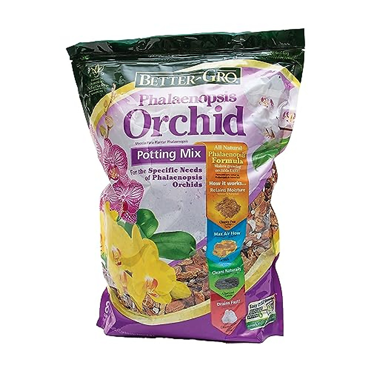 Sun Bulb 5011 Better-Gro Phalaenopsis Mix, 8 Quarts
