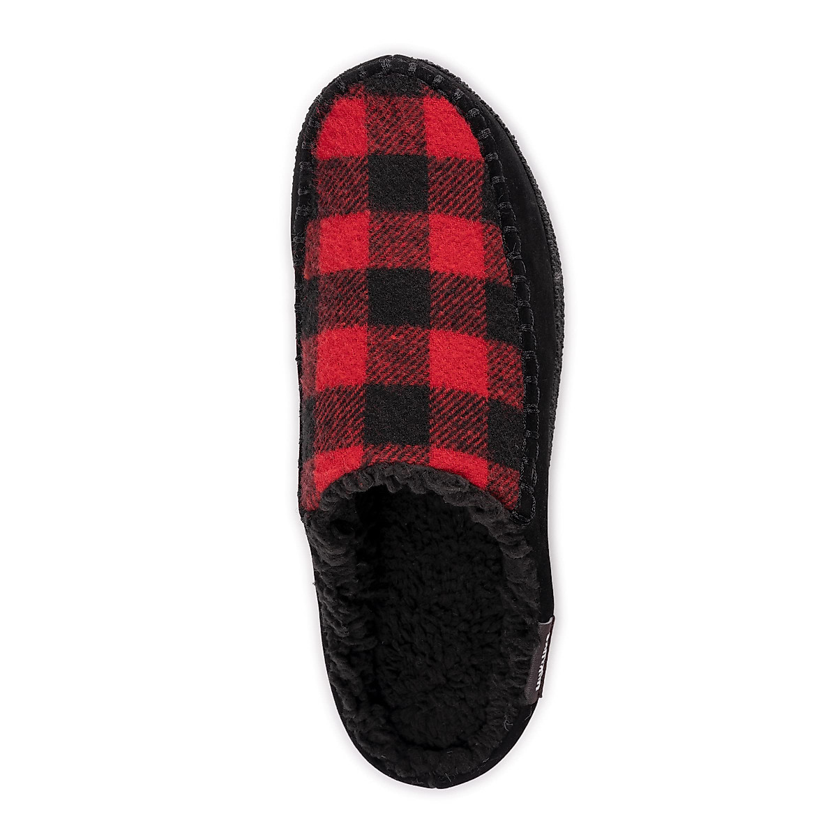 MUK LUKS Men's Staughton Slipper, Black, 13