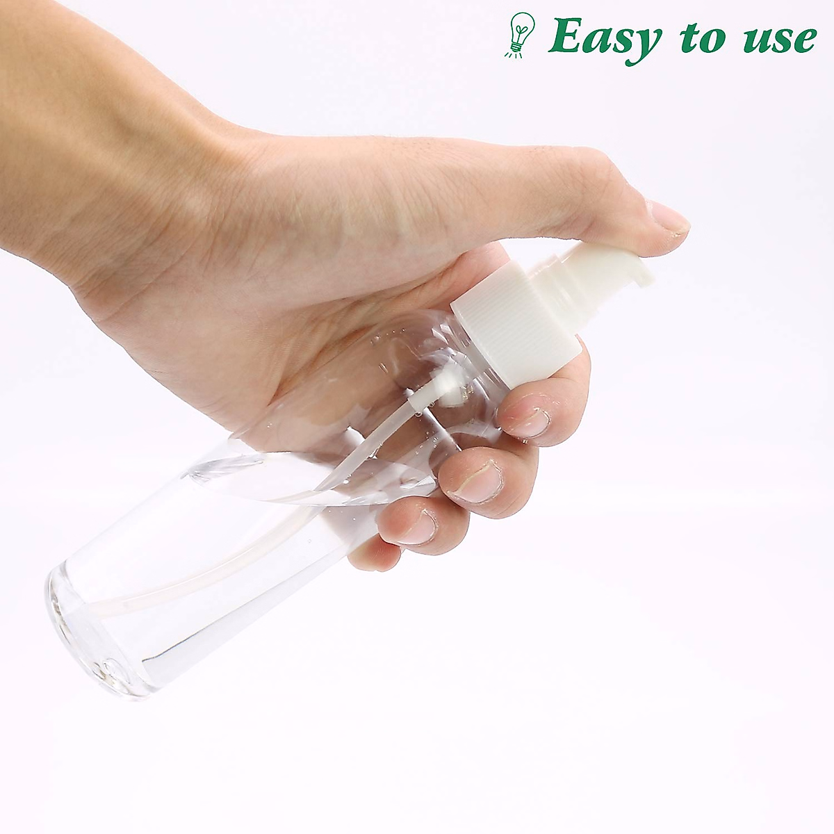 TrendBox 12 Pack Plastic Empty Bottles with Duckbill Pump Cap for Shampoo, Lotions, Liquid Body Soap, Cream (4 oz / 120 ml)