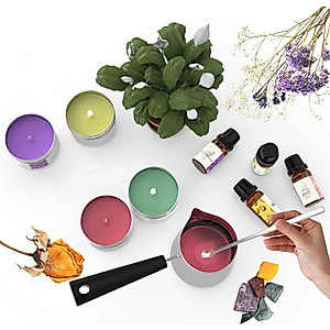 Complete Candle Making Kit for Adults Kids,Candle Making Supplies Include Soy Wax for Candle Making,Fragrance Oils Candle Wicks Dyes Jars Melting Pot,DIY Starter Scented Adults Beginners Craft Kits