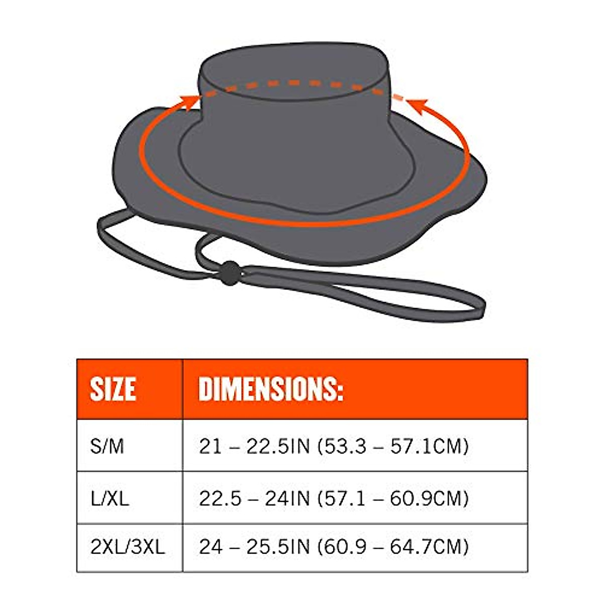 Ergodyne unisex adult Hi-vis Ranger Sun Hat, Lime, Large-X-Large US