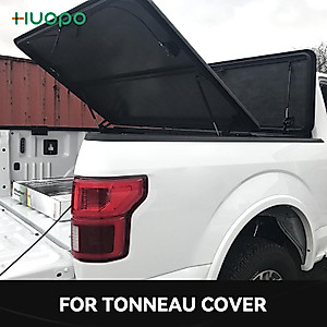 HUOPO 28 inch 200lb/890N Gas Strut Shock 28" Lift Support for Tonneau Cover Snowmobile Trailer Roof Top Cap Lid Queen Murphy Bed Hatch Boat Heavy Steel Door Custom Window Lift, 2pcs