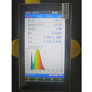 Hopoocolor OHSP350IR 380-1050nm Spectrometer LED Wavelength Meter Spectrometer Handheld 1000nm with PC Software