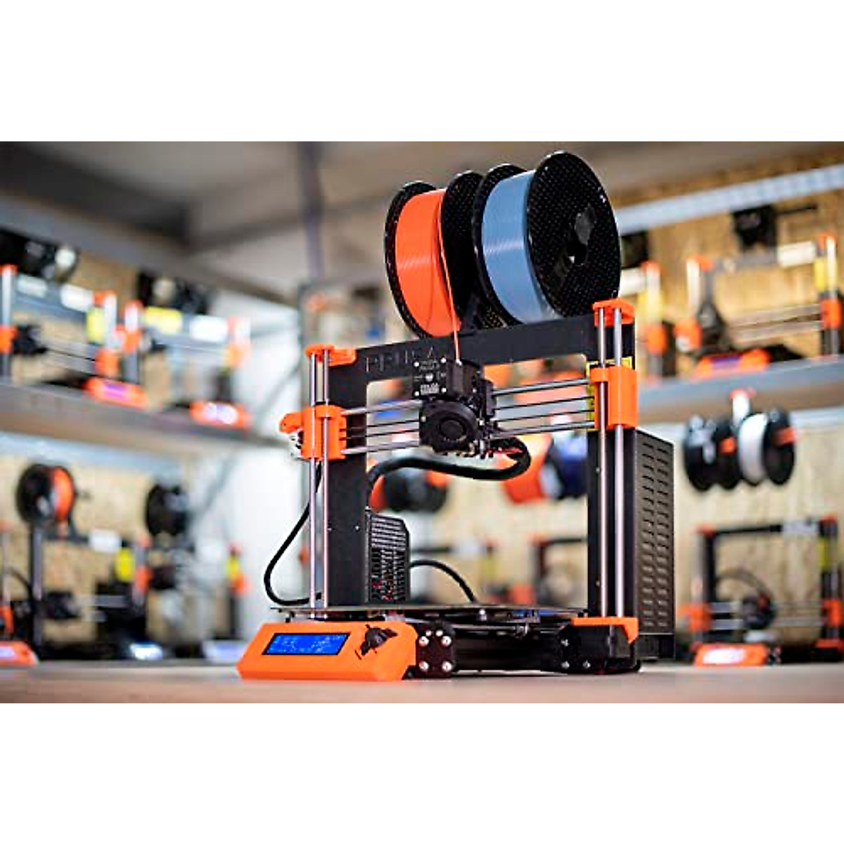 Original Prusa i3 MK3S+ 3D Printer kit, Removable Print Sheets, Beginner-friendly 3D Printer DYI Kit, Fun to Assemble, Automatic Calibration, Filament sample Included, Print Size 9.84×8.3×8.3 in.