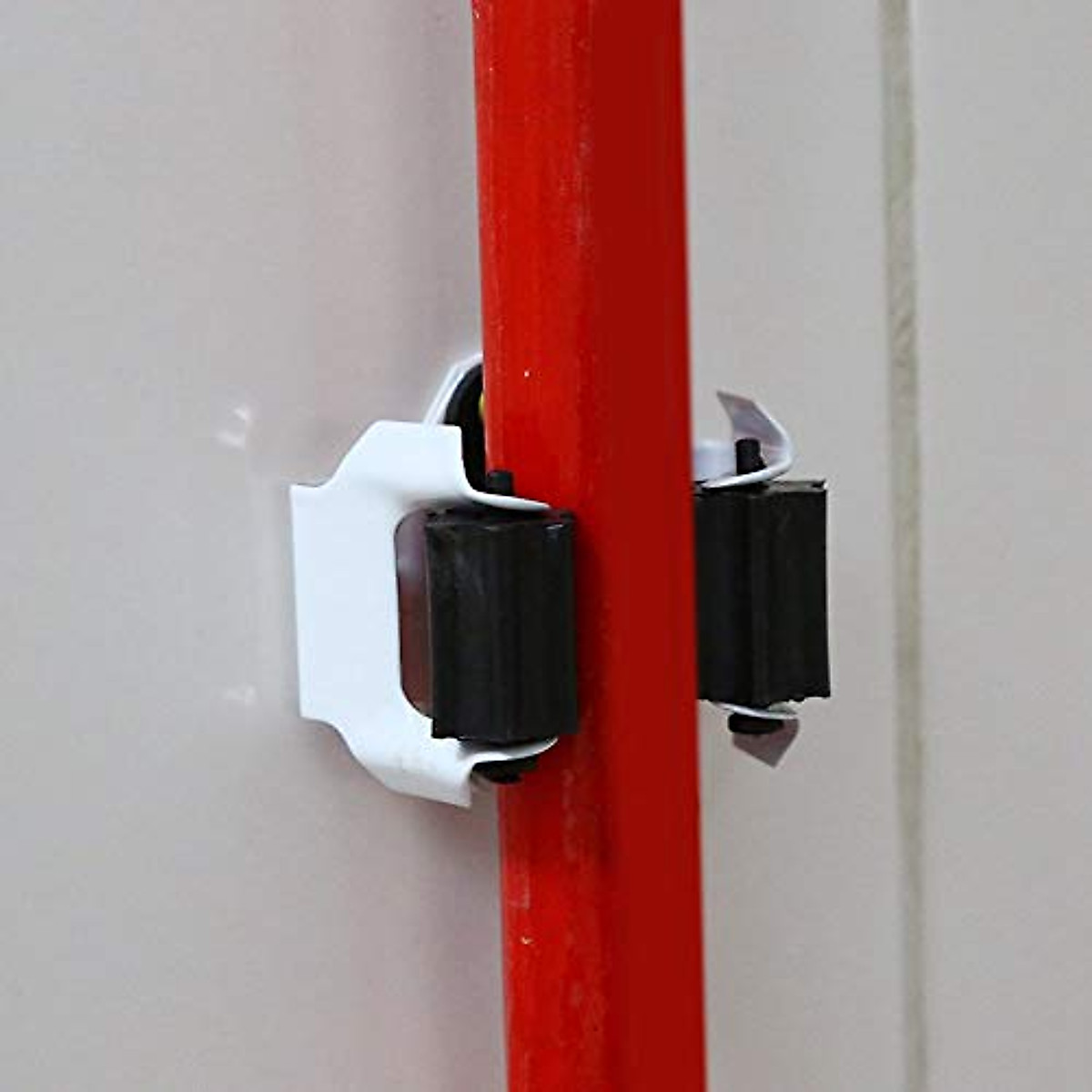 10 PCS Broom Holder, Wall Mount Adhesive Mop and Broom Holder Dustpan Hanger Heavy Duty Tool Organizer For Home Kitchen Garden Garage Storage Systems