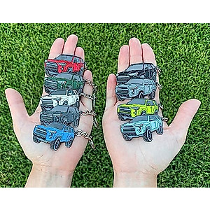 FOUR WHEEL BEAST 4Runner Accessories - Keychain 4 runner key chain key fob cover - 3rd 4th 5th gen mods car accessories trd 4 runner (Black)