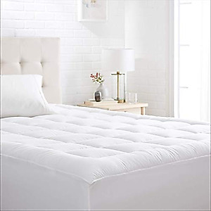 Amazon Basics Down-Alternative Mattress Topper Pad with Microfiber Shell - Twin