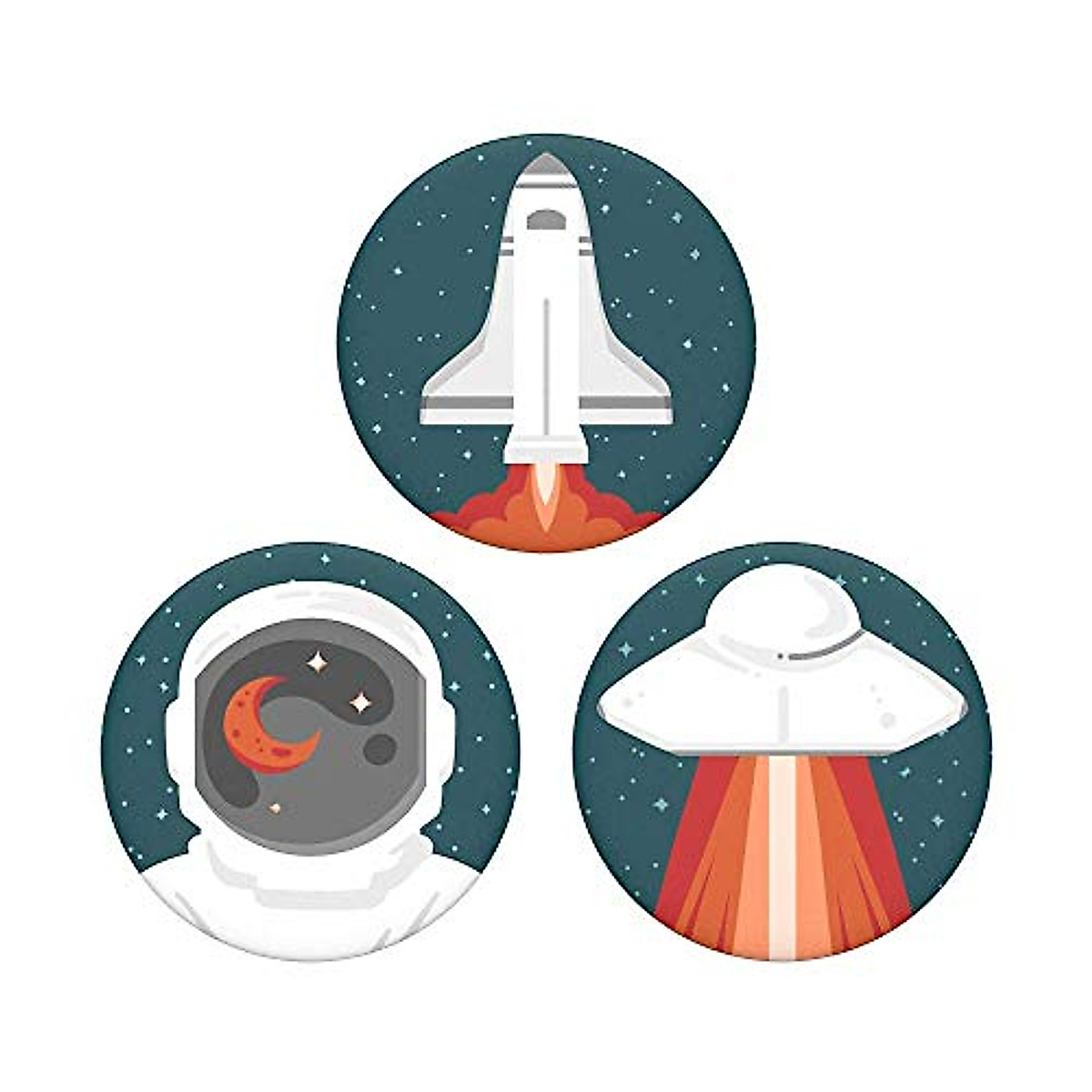 PopSockets PopMinis: Mini Grips for Phones & Tablets (3 Pack) - Infinity and Beyond