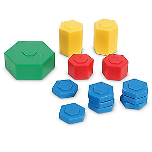 Learning Resources Customary SAFE-T Weight Set, 13 Pieces