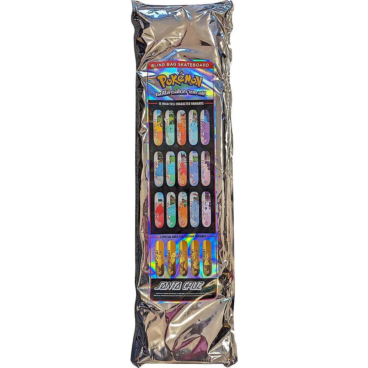 Santa Cruz Pokémon Blind Bag 8.0in x 31.6in Decks