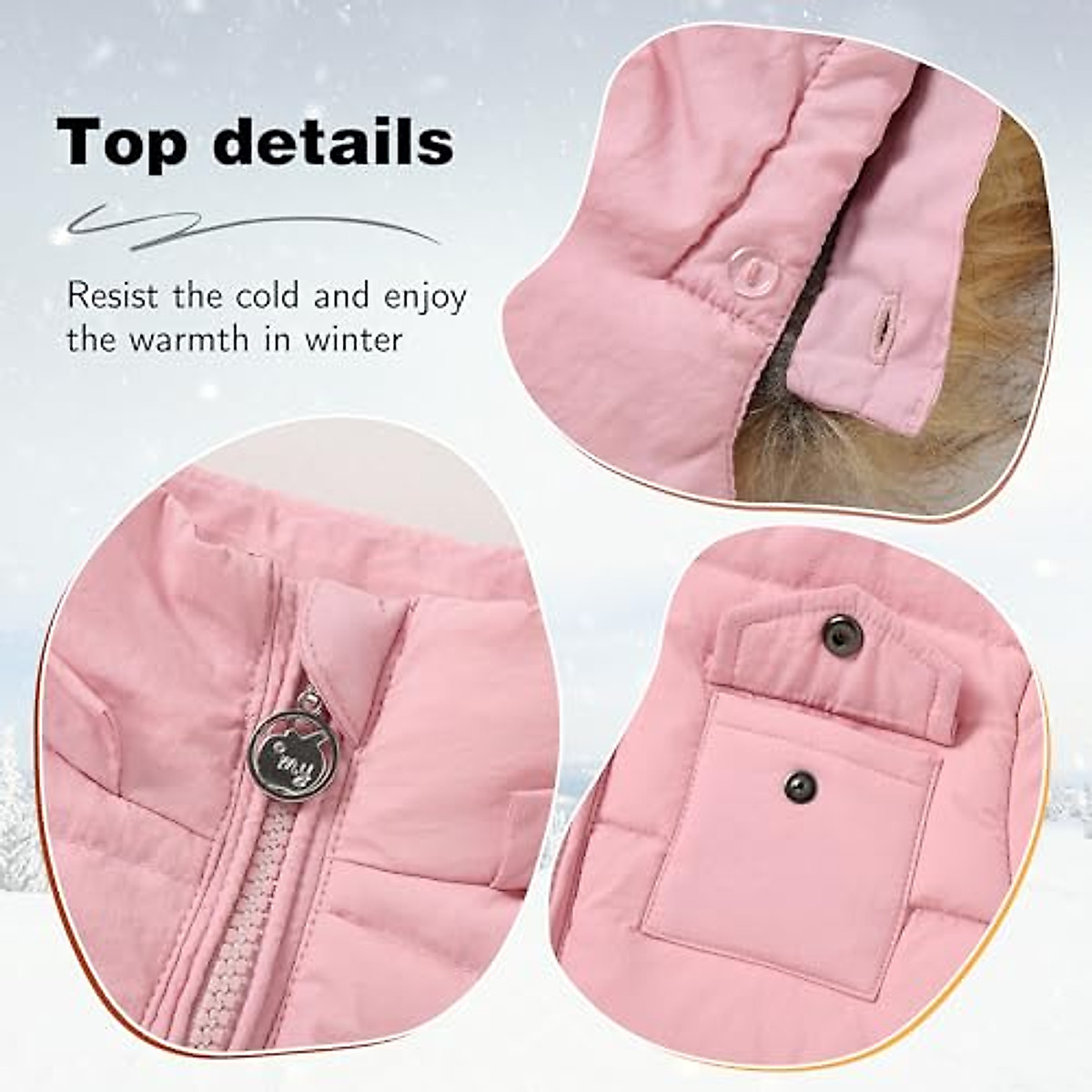 CARETOO Toddler Boys Girls Winter Down Coats Snowsuit Outerwear 2Pcs Clothes Hooded Jacket Snow Ski Bib Pants Outfits Set