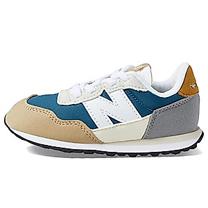 New Balance Kids 237 Bungee Sneaker, INCENSE/DARK MOONSTONE, 9 M Toddler (1-4 Years)