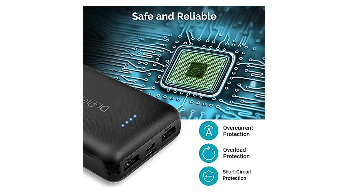 Dr. Prepare 10000mAh Power Bank - Compact Fast Charging Solution