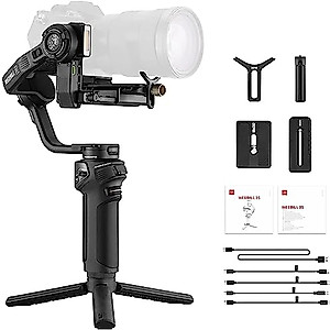 Zhiyun Weebill 3S Gimbal Stabilizer for DSLR and Mirrorless Camera, Professional Video Stabilizer for Sony Canon Nikon Panasonic Fujifilm Built-in LED Fill Light Support PD Fast Charge