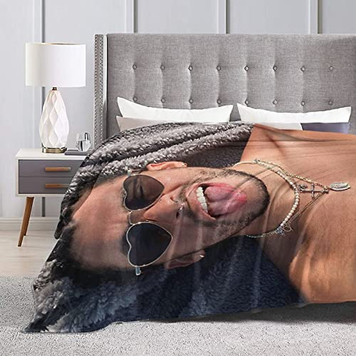 GUANLI Blanket,3D Print Soft Throw Blankets Ultra Warm Blanket Flannel All Seasons Blankets for Sofa Bed Travel and Camping 50''x40''