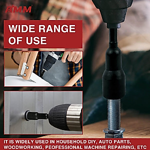 AMM 12-Piece Magnetic Nut Driver Set，1/4" Hex Shank Power Driver Bit Set，Metric(8-14mm) and SAE(1/4-inch - 9/16-inch) ，Cr-v Steel