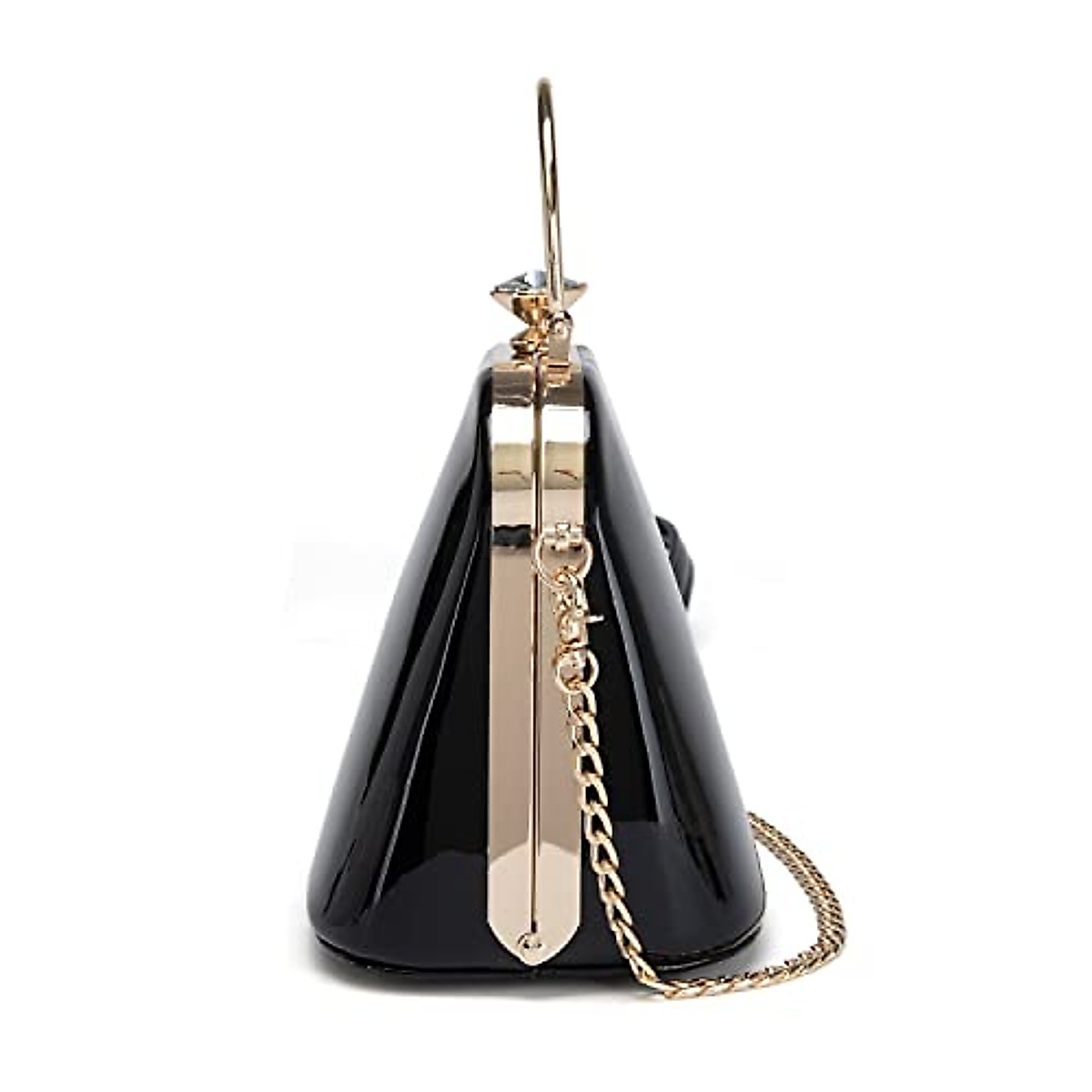 LA TERRE Patent Leather Handbags for Women Top Handle Satchel Purses