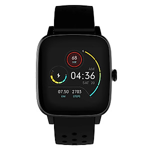 Supersonic SC-175SWT 1.4-inch HD Touch Screen Smartwatch with Body Temperature Monitor, Health Monitoring, 100+ Watch Faces, Multi-Sport Tracking, IP68 Waterproof for Android and iOS iPhone