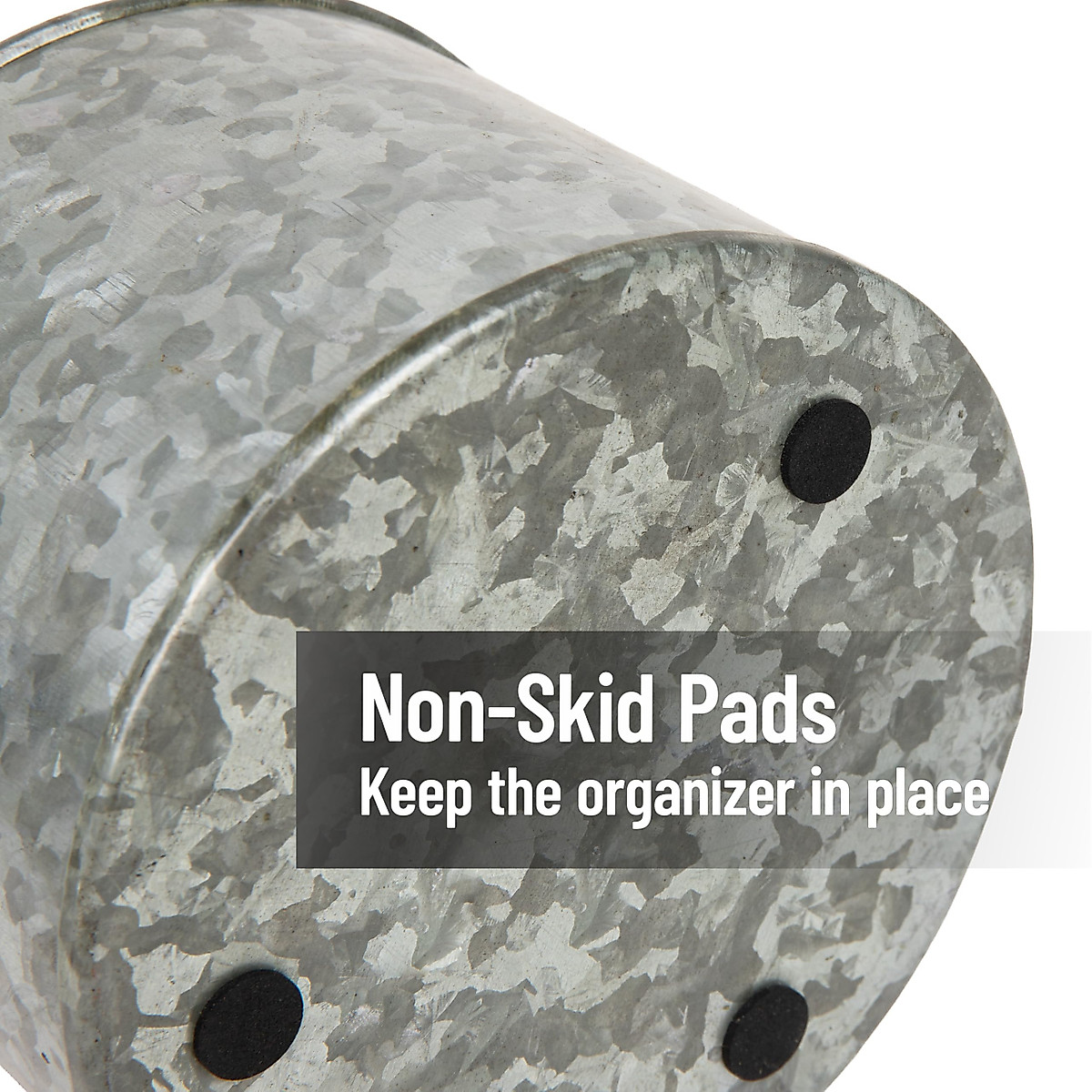 Mind Reader Caddy Utensil Holder, Silver