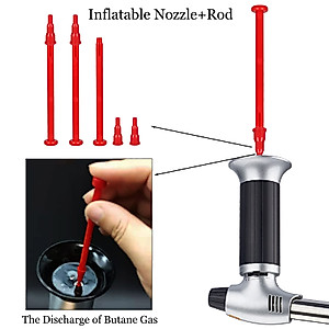 Butane Lighter Gas Refill Adapter, Convenient and Durable Butane Nozzle Refill Adapter,Multi-Purpose Butane Refill Valve for Short Nozzle Butane Tank, Butane Torch, Butane Lighter,Butane Lighter Users