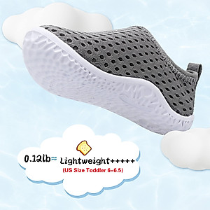 Toddler Water Shoes for Girls Boys Kids Barefoot Swim Beach Aqua Shoes Breathable Quick Dry for Outdoor Water Sports Pool River 8-8.5 Toddler