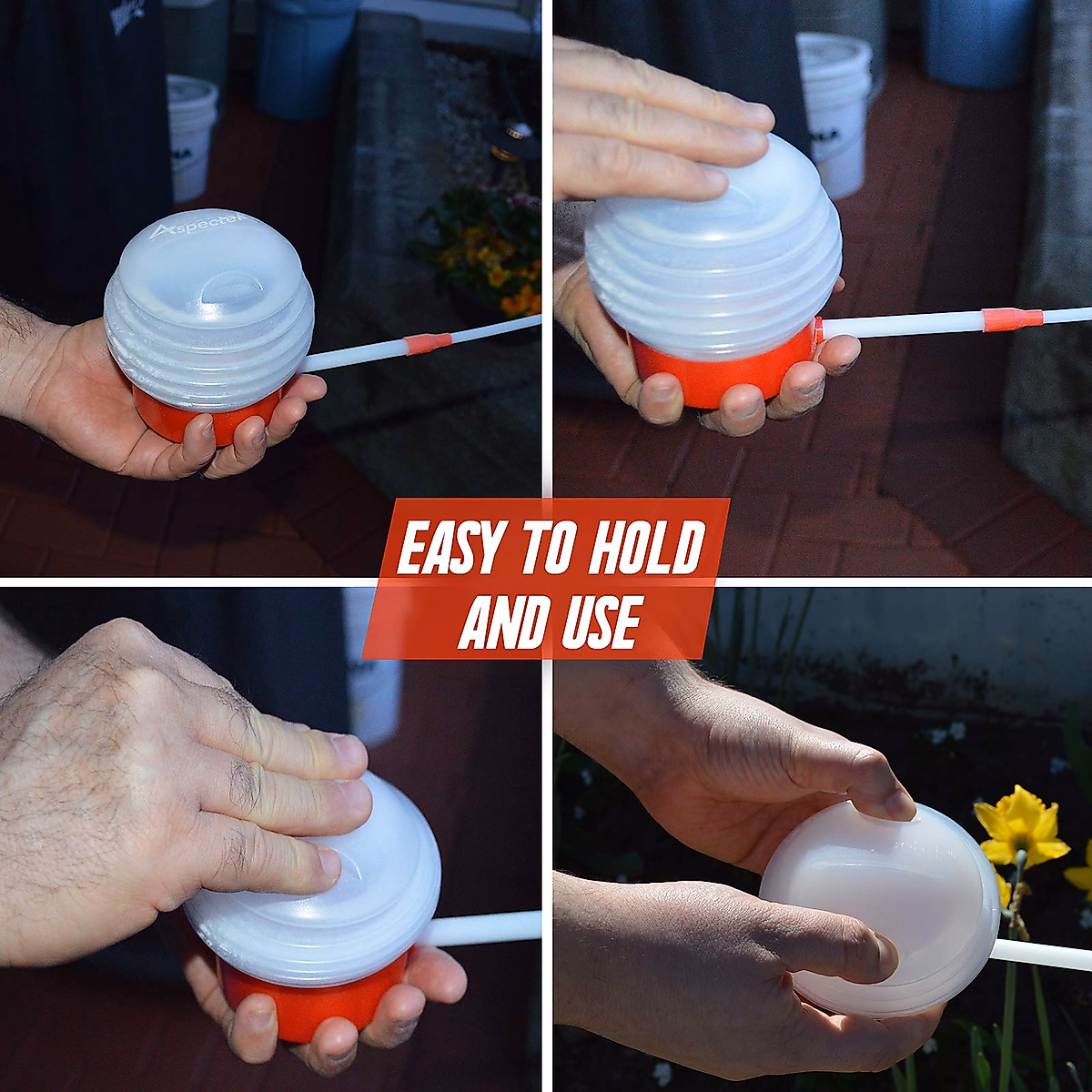 ASPECTEK Safe and Practical Insect and Ant Killer Powder Sprayer,Powder Duster with Extension Nozzle